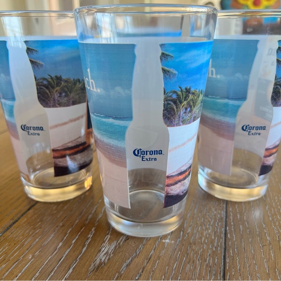 Corona | Dining | Corona Extra Find Your Beach 4pack Pint Glass Set ...